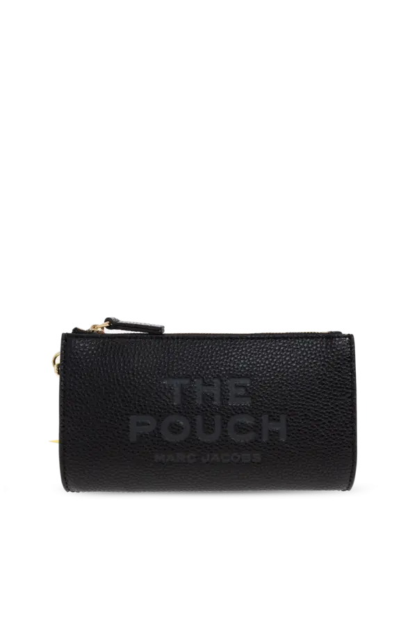 Marc Jacobs Handheld Bag With Embossed Logo - Black