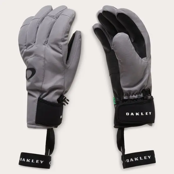 Oakley Leather Palm Insulated Gloves - Cement