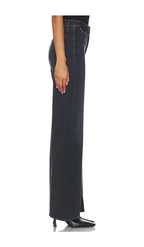 Citizens Of Humanity Issy Wide-leg Jeans - Washed Black