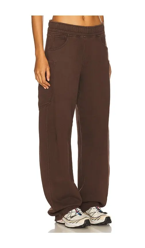 AFRM Finely Straight Sweatpant - Espresso
