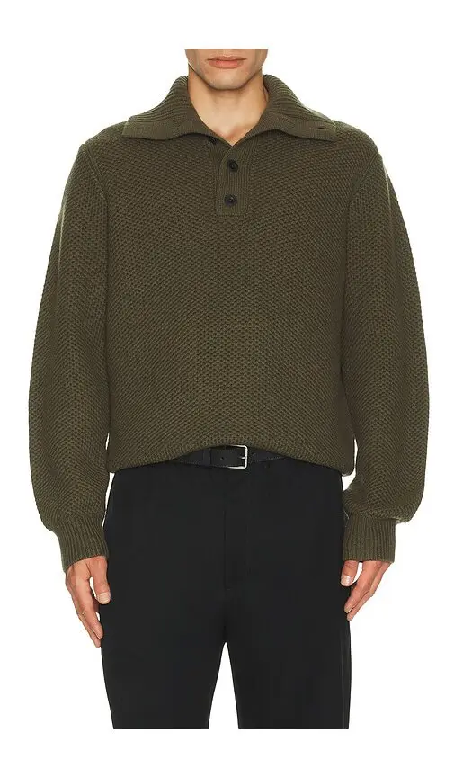 Vince Long Sleeve Mockneck Sweater