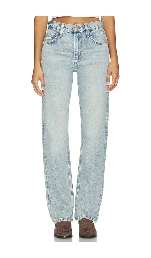 RE/DONE Blondie Straight Jeans - Ripped Tide