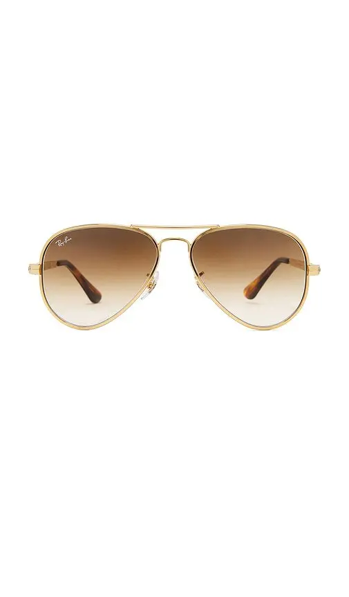 Ray-ban Aviator Max Sunglasses - Brown & Gold