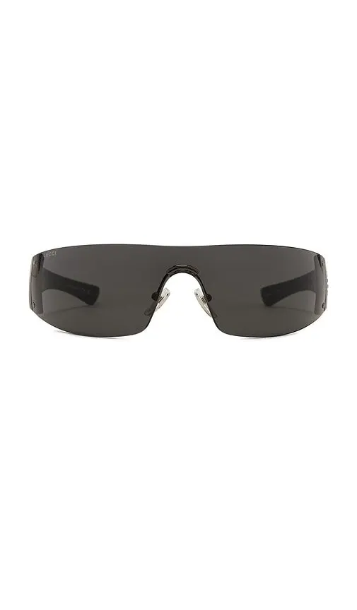 Gucci Leonie Sunglasses - Ruthenium & Grey