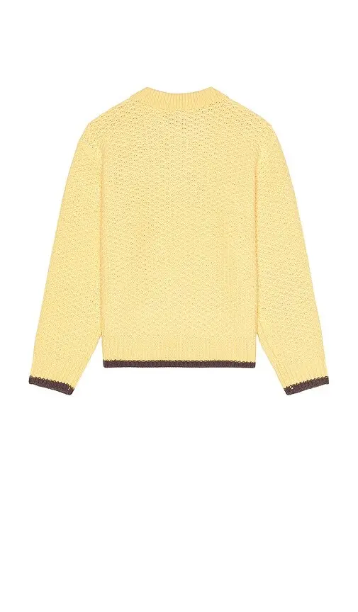 Obey Sweater Polo In Yellow