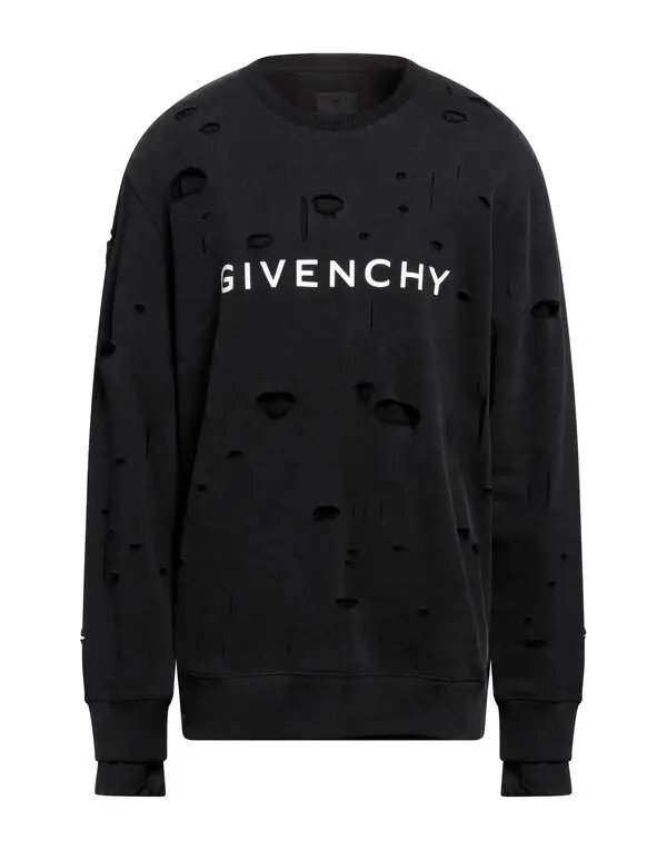Givenchy Cotton Fleece Sweatshirt - Charcoal