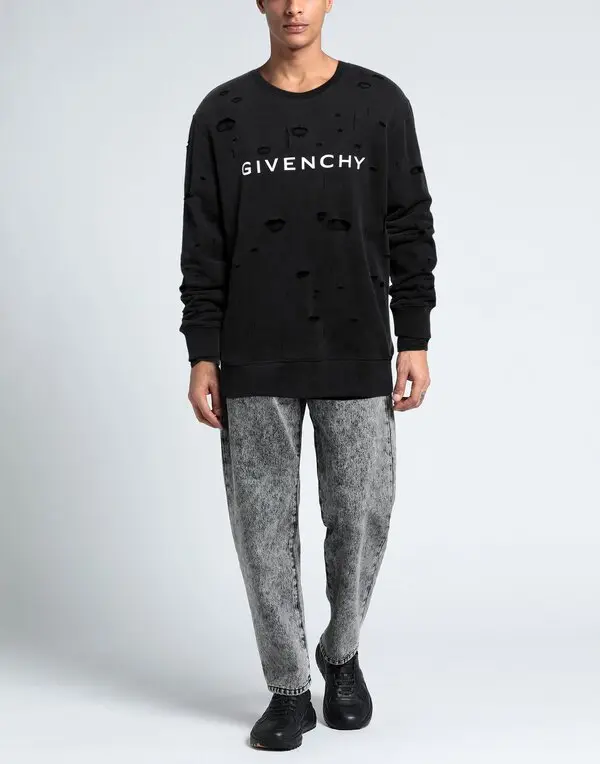 Givenchy Cotton Fleece Sweatshirt - Charcoal