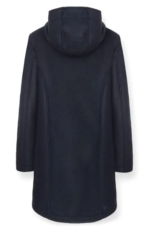 COLMAR Spacer Knit Hooded Coat - Navy Blue