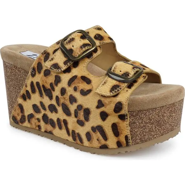 ZIGI Calf Hair Platform Wedge Sandal