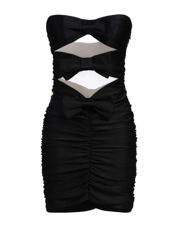 ANIYE BY Strapless Bow-detailed Bodycon Mini Dress