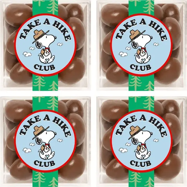 SUGARFINA X Peanuts Chocolate Biscuits Set Of 4 Candy Cubes - No Color