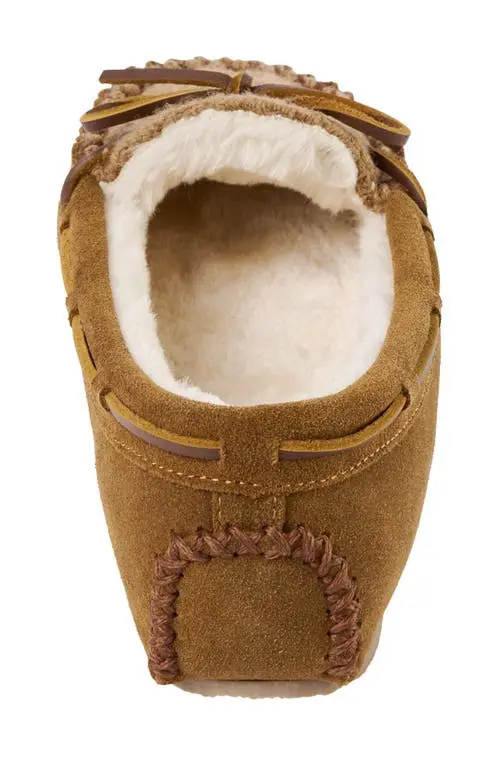Minnetonka Cosi Faux Shearling Slipper - Tan