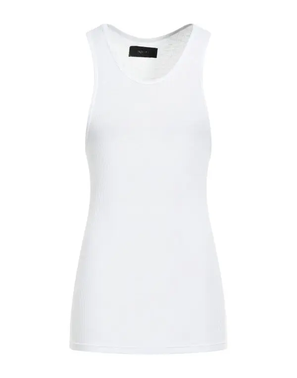 Amiri Tank Top Size Rayon - White