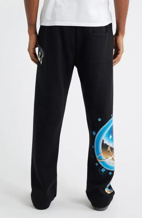MARKET Smiley® Chrome Logo Cotton Fleece Sweatpants