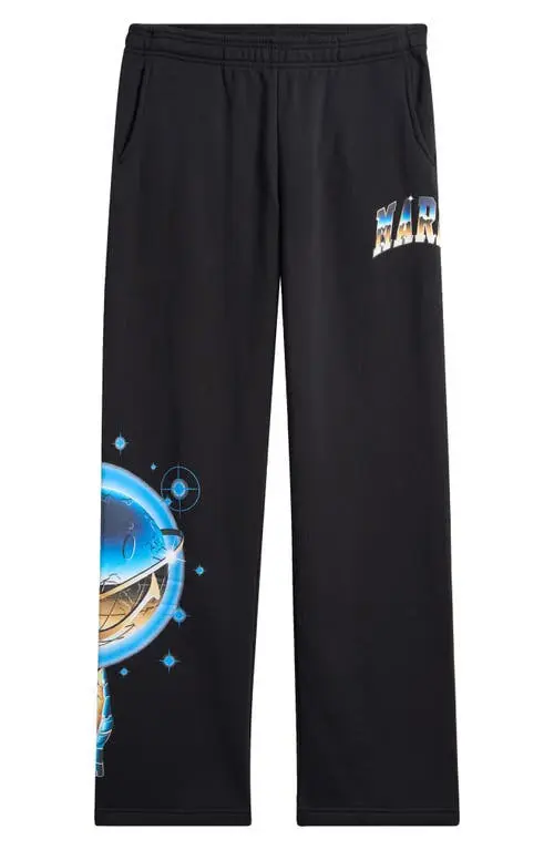 MARKET Smiley® Chrome Logo Cotton Fleece Sweatpants