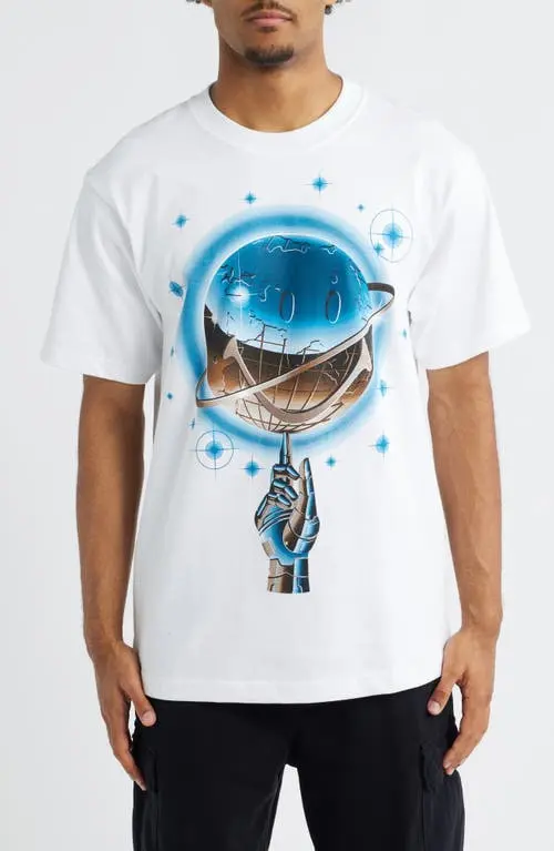 MARKET Smiley® Chrome Logo Cotton Graphic T-shirt