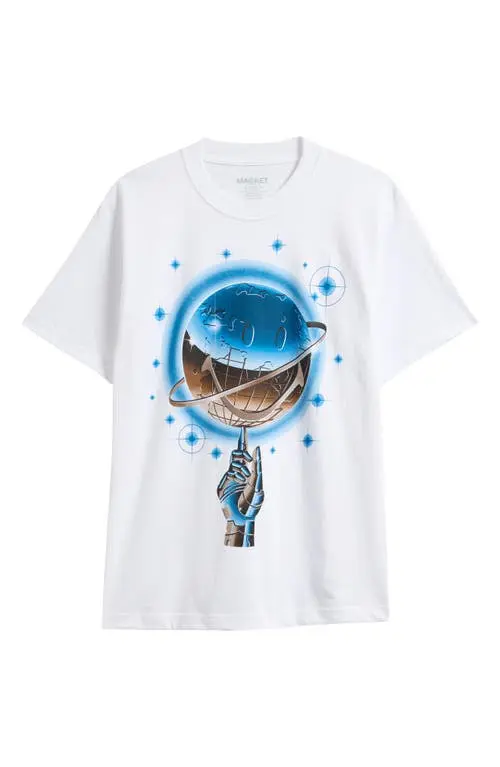 MARKET Smiley® Chrome Logo Cotton Graphic T-shirt