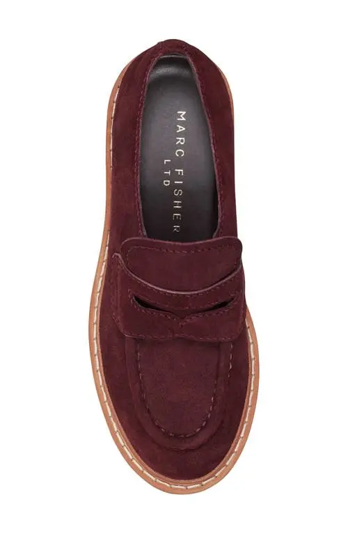 Marc Fisher Norton Lug Sole Penny Loafer