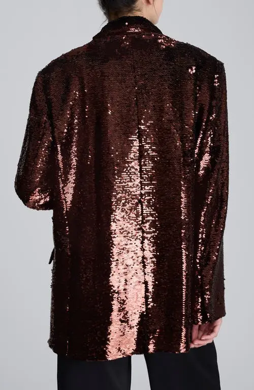KENNETH COLE Sequin Wrap Jacket
