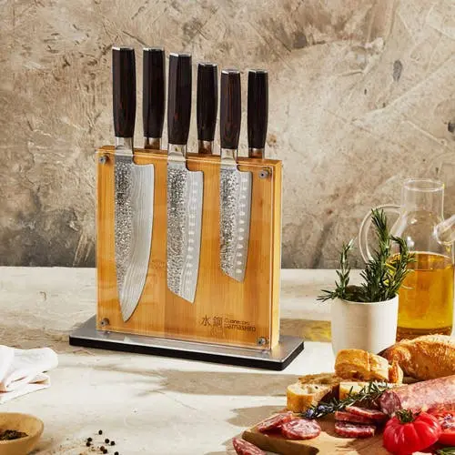 CUISINE::PRO Damashiro Emperor® Shi 7-piece Knife Block