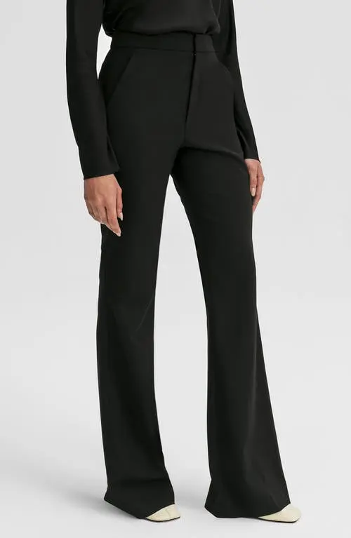A.L.C. Sophie Ii Flare Wool-blend Pants - Black