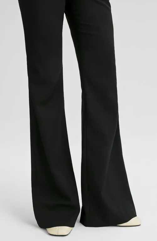 A.L.C. Sophie Ii Flare Wool-blend Pants - Black