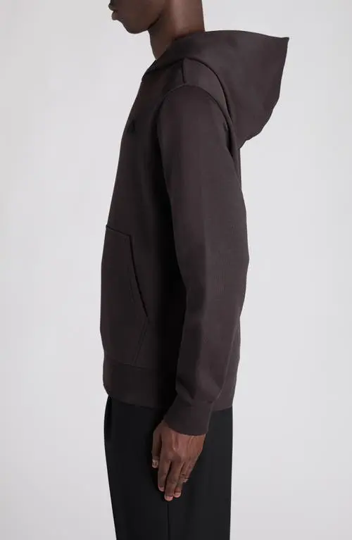 Moncler Logo Patch Cotton Hoodie