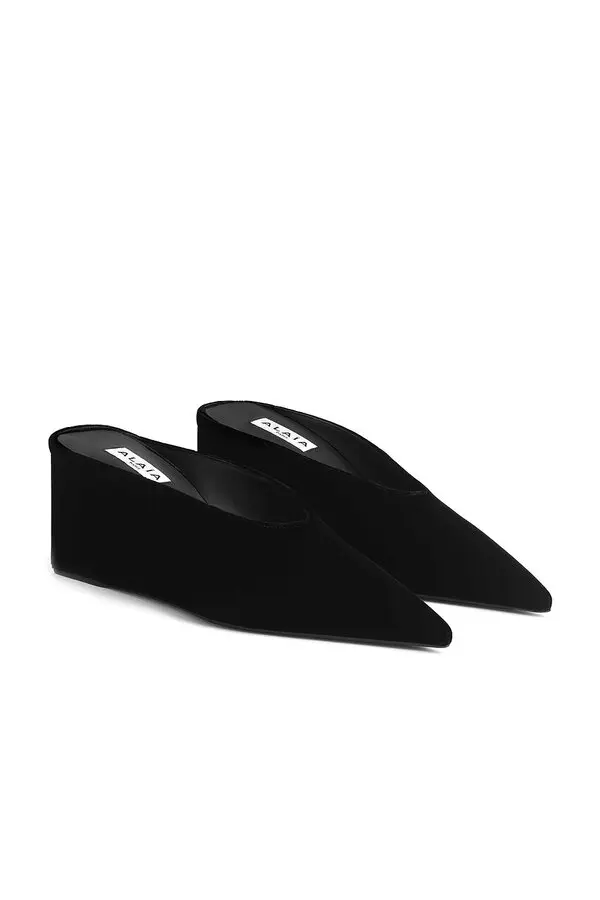 Alaïa Wedge Mules - Noir