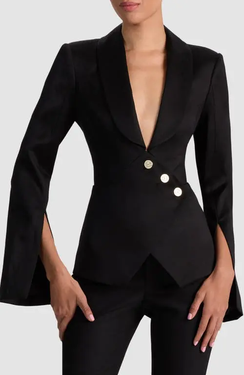 Alice + Olivia Sculpted Blazer With Split Sleeves
