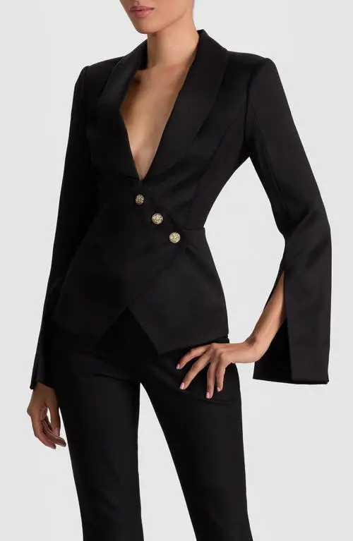 Alice + Olivia Sculpted Blazer With Split Sleeves