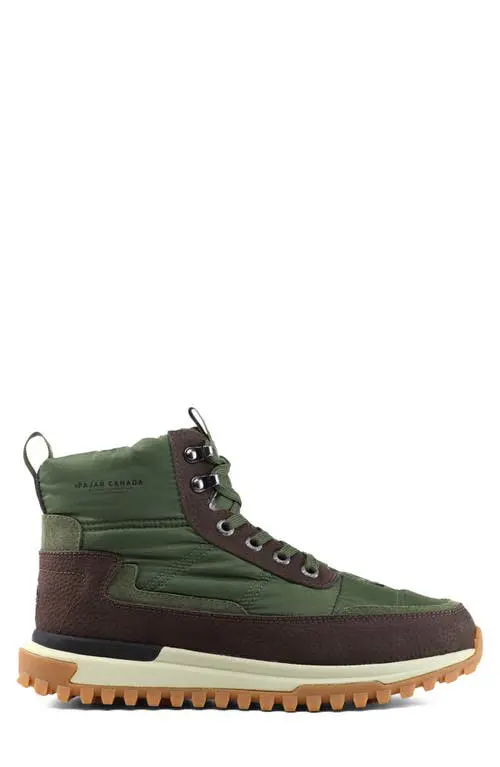 Pajar Fero 2.0 Waterproof Ankle Boots - Military Green-dark Brown