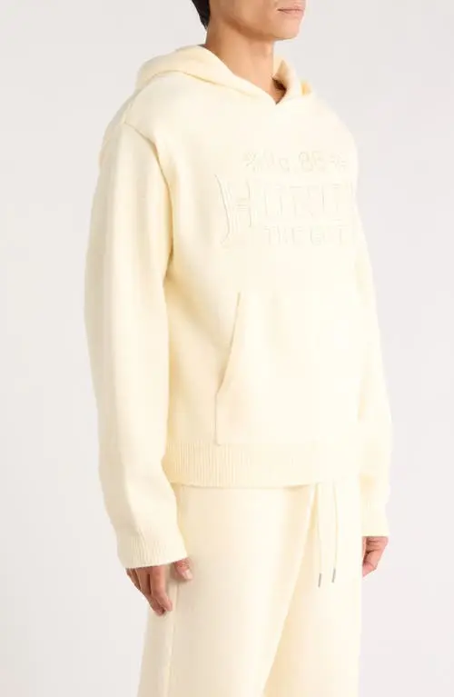 HONOR THE GIFT Art Knit Hoodie - Bone