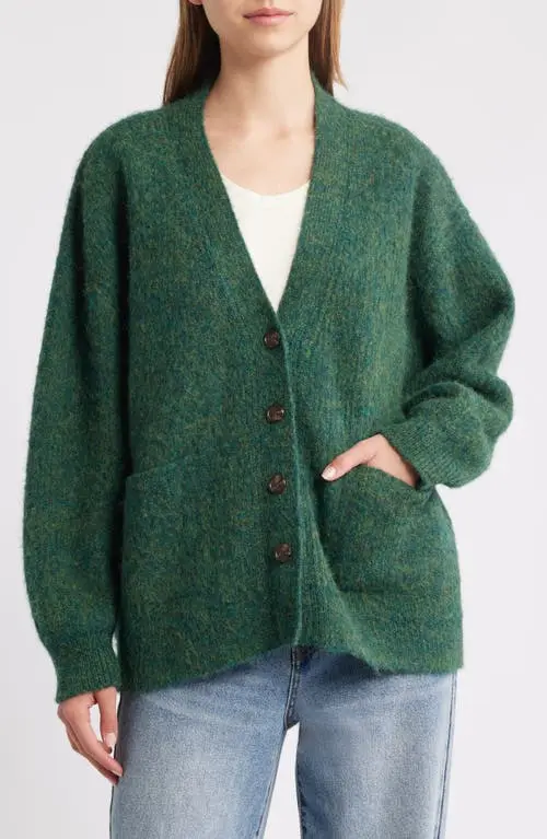 The Great. Brushed Melange Cardigan