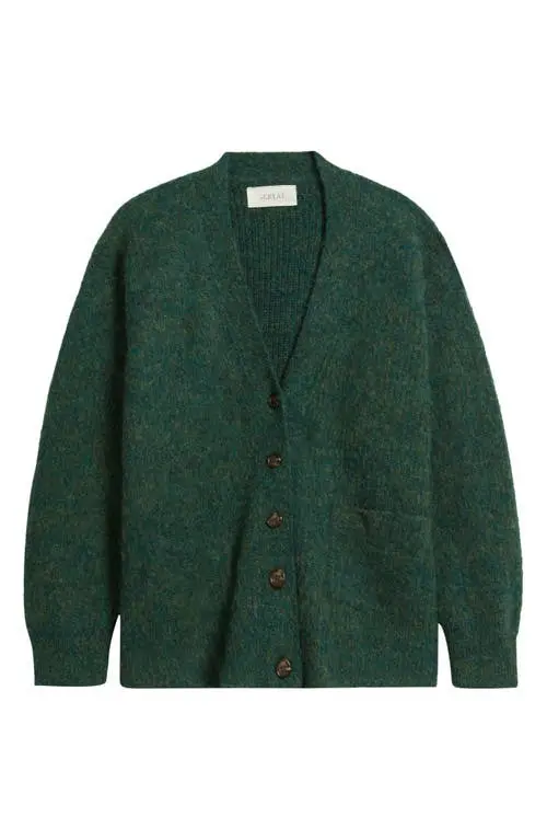 The Great. Brushed Melange Cardigan