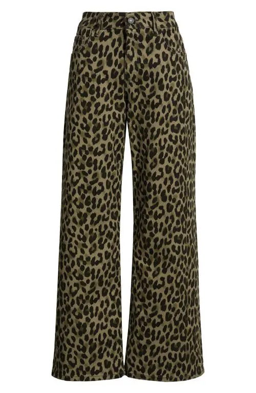 MAVI Sabrina Printed Wide Leg Jeans