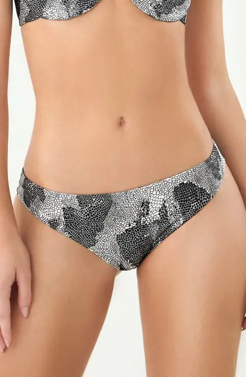 BOAMAR Camelia Printed Bikini Bottom - Grey