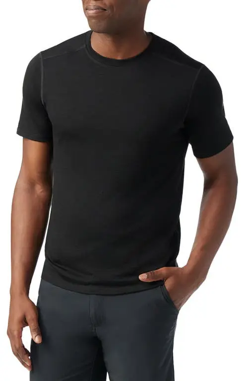 Smartwool Merino Wool Short Sleeve T-shirt - Black