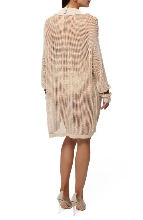 JLUXLABEL Solara Floral Appliqué Cover-up Shirt