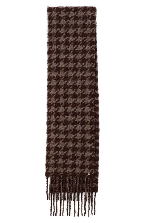 Rag & Bone Nora Houndstooth Fringe Scarf - Despm