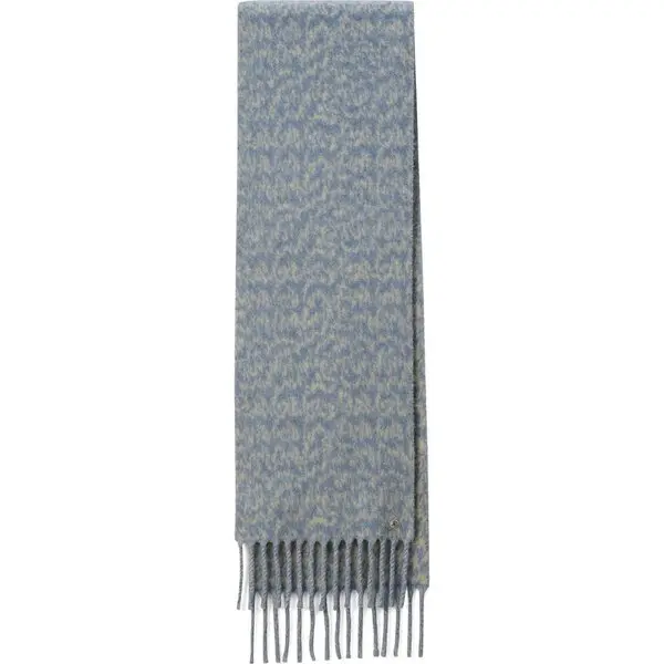 Rag & Bone Nora Twisty Fringe Scarf - Sky Blue