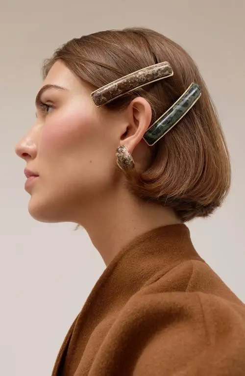 LELET NY Cobee Marble Barrette