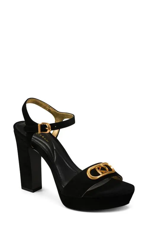 Donna Karan New York Shepard Platform Sandal - Black