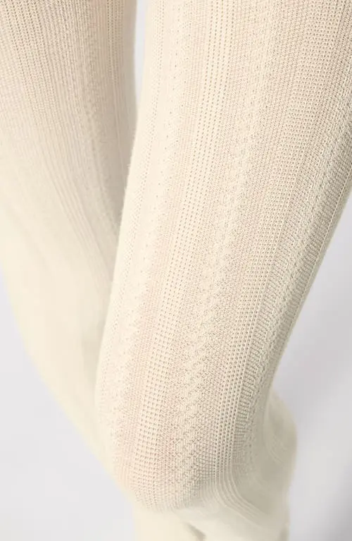 Oroblu Cotton Blend Patterned Tights - Wool