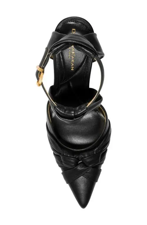 Donna Karan New York Ankle Strap Pointed Toe Pumps