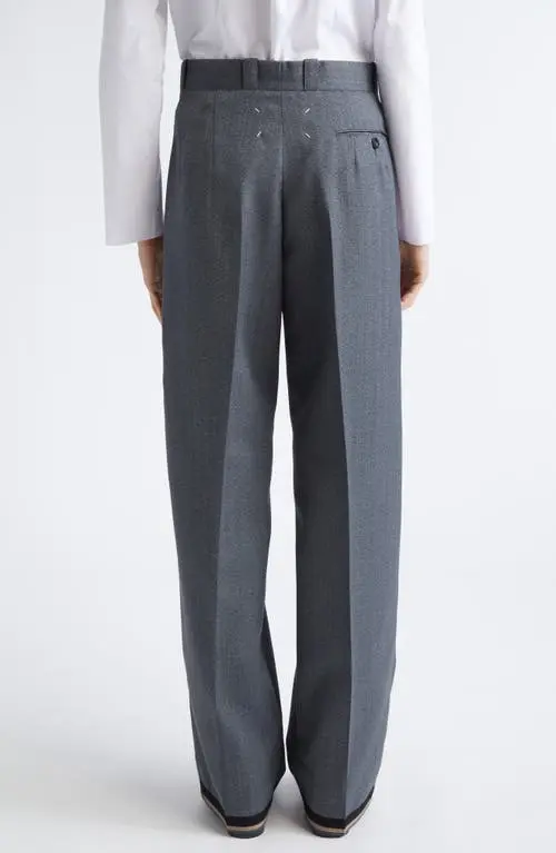 MAISON MARGIELA Memory Of The Hem Herringbone Pants