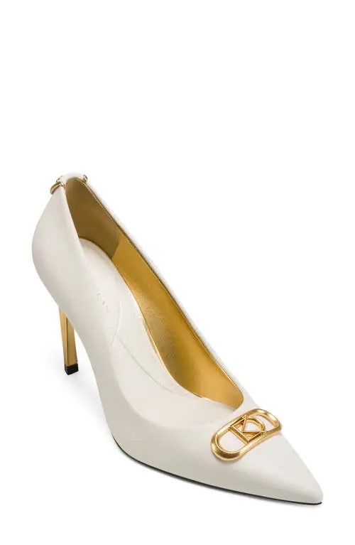 Donna Karan New York Panthia Pointed Toe Pump - Ivory