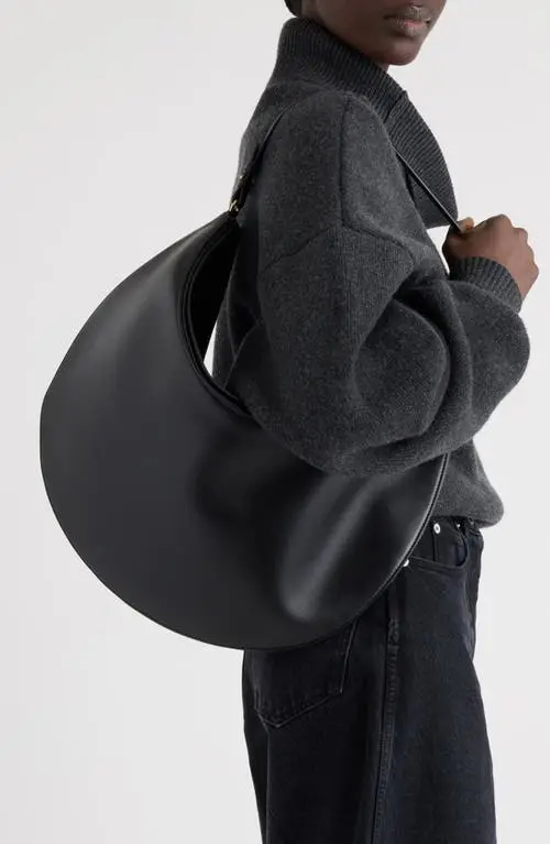 Jacquemus Le Sac Crescent Leather Hobo Bag