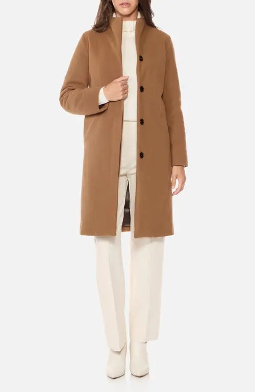 NORWEGIAN WOOL Stand Collar City Virgin Wool-blend Down Coat