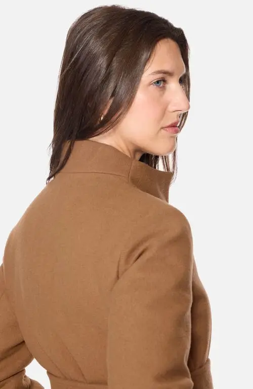 NORWEGIAN WOOL Stand Collar City Virgin Wool-blend Down Coat