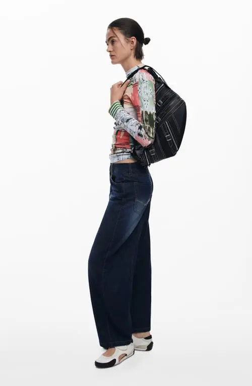 Desigual Faux Leather Shoulder Bag